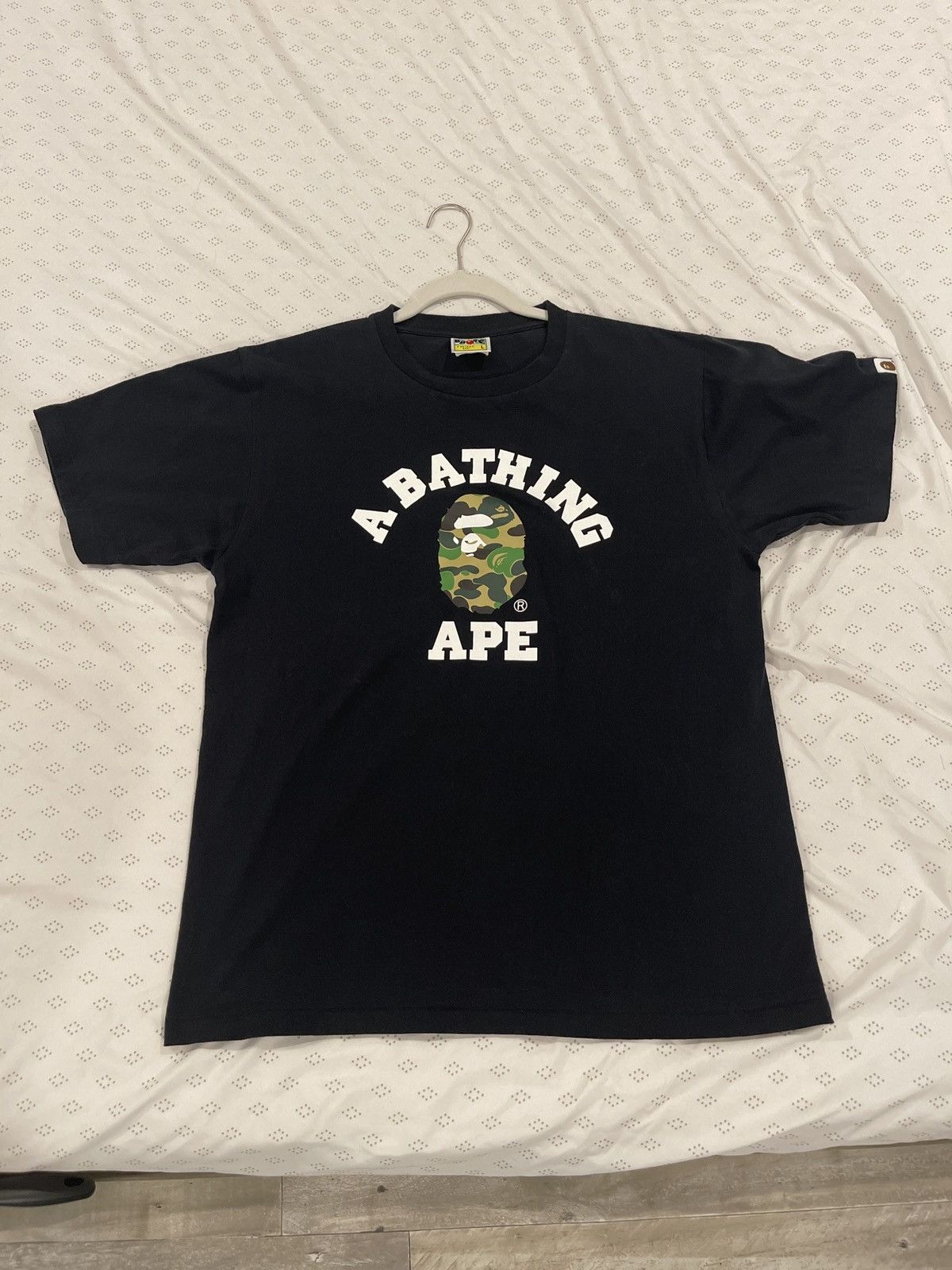 Bape ABC Camo College Tee | Grailed