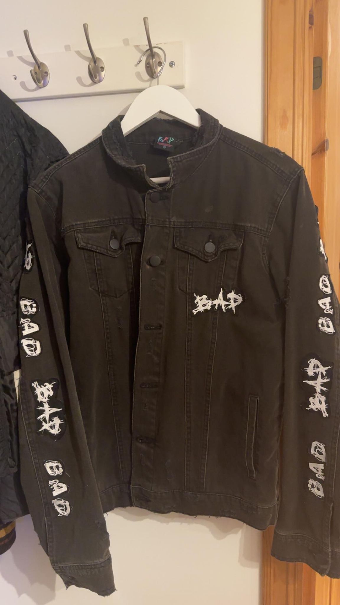 Bad × Revenge XXXTentacion Distressed Denim Jacket - Bad Vibes Forever ...