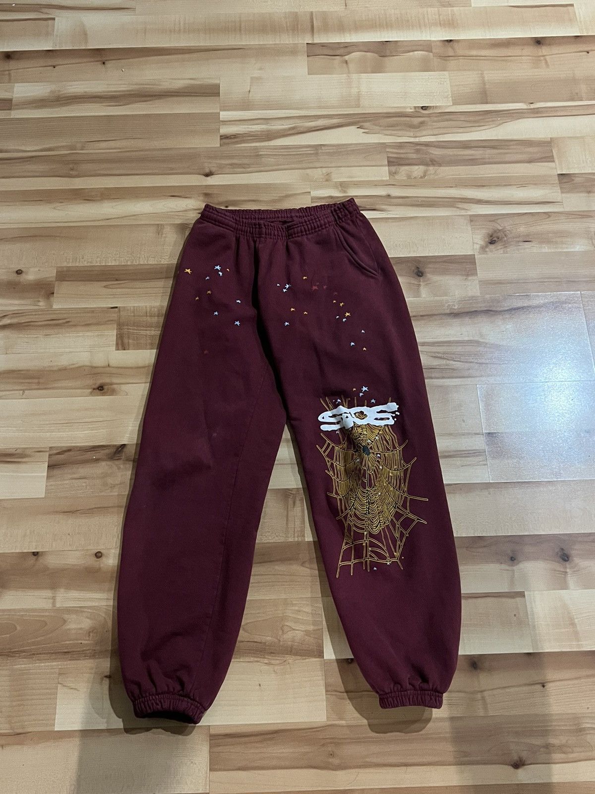 Sp5der Maroon Sp5der pants | Grailed