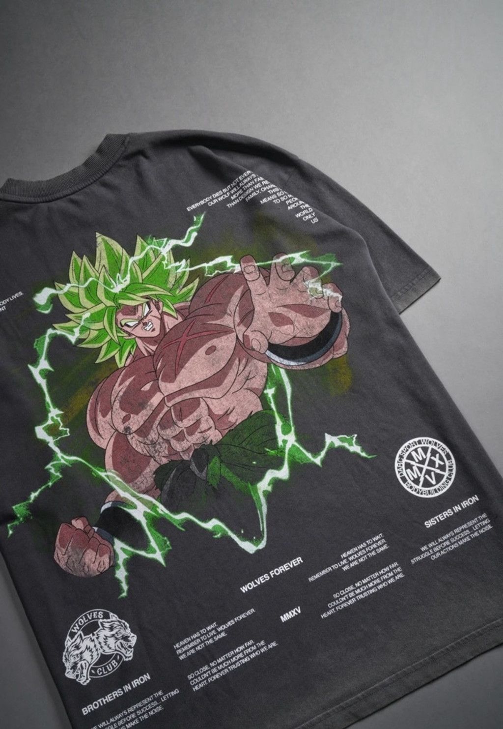 Darc Sport Darc Sport Broly - (XXL) - ABSOLUTE FORM - Gray | Grailed