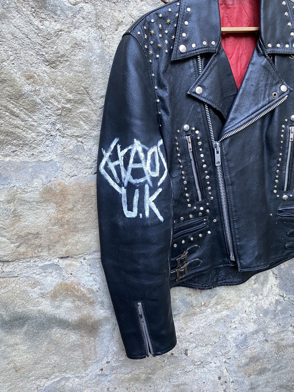 Vintage Rare Vintage 80s Campri Everest Studded Punk Leather Jacket ...