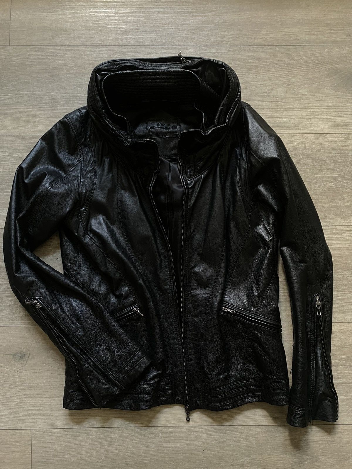Le Grande Bleu (L.G.B.) G.O.A bono leather jacket | Grailed