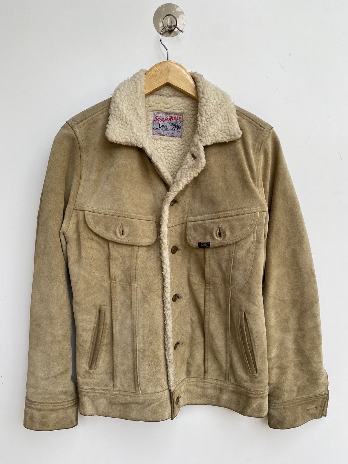 Lee × Vintage ️Vtg Storm Rider Lee Suede Leather Jacket | Grailed