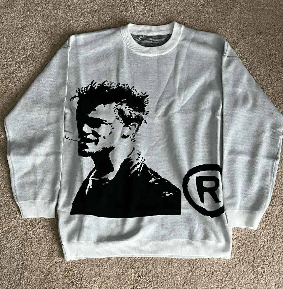 Vintage Streetwear Fight Club Unisex Cigarette Tyler Durden Sweater ...