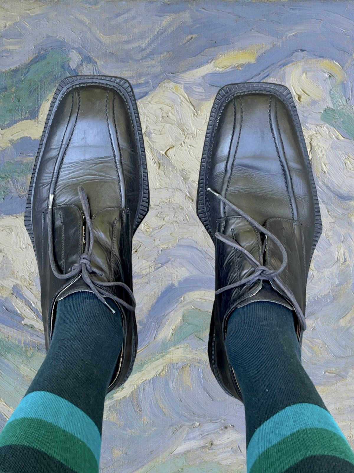 Archival Clothing × Avant Garde × Vintage Avant Garde Square Sole ...