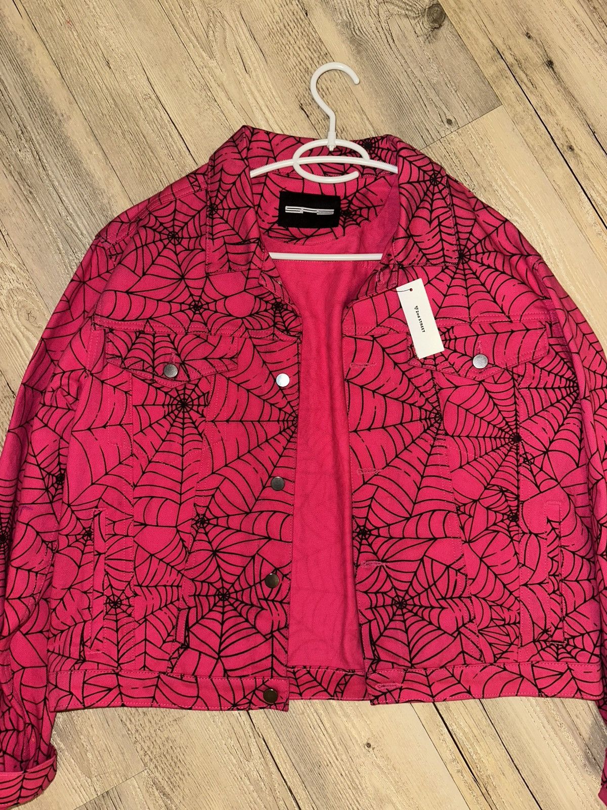 Sp5der Sp5der Web Denim Trucker Jacket | Grailed
