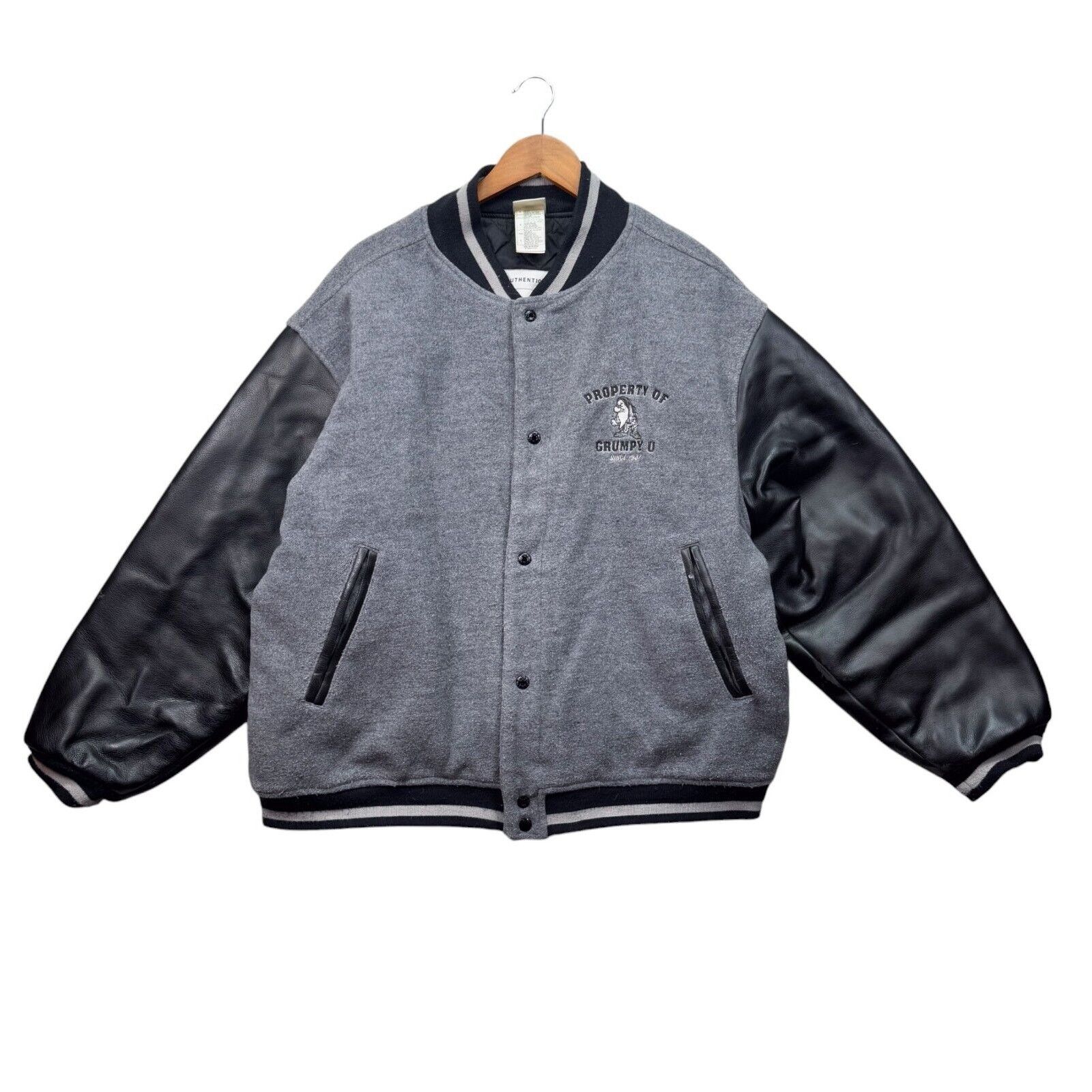 Disney Disney Store Exclusive Grumpy Varsity Snow White Jacket L | Grailed