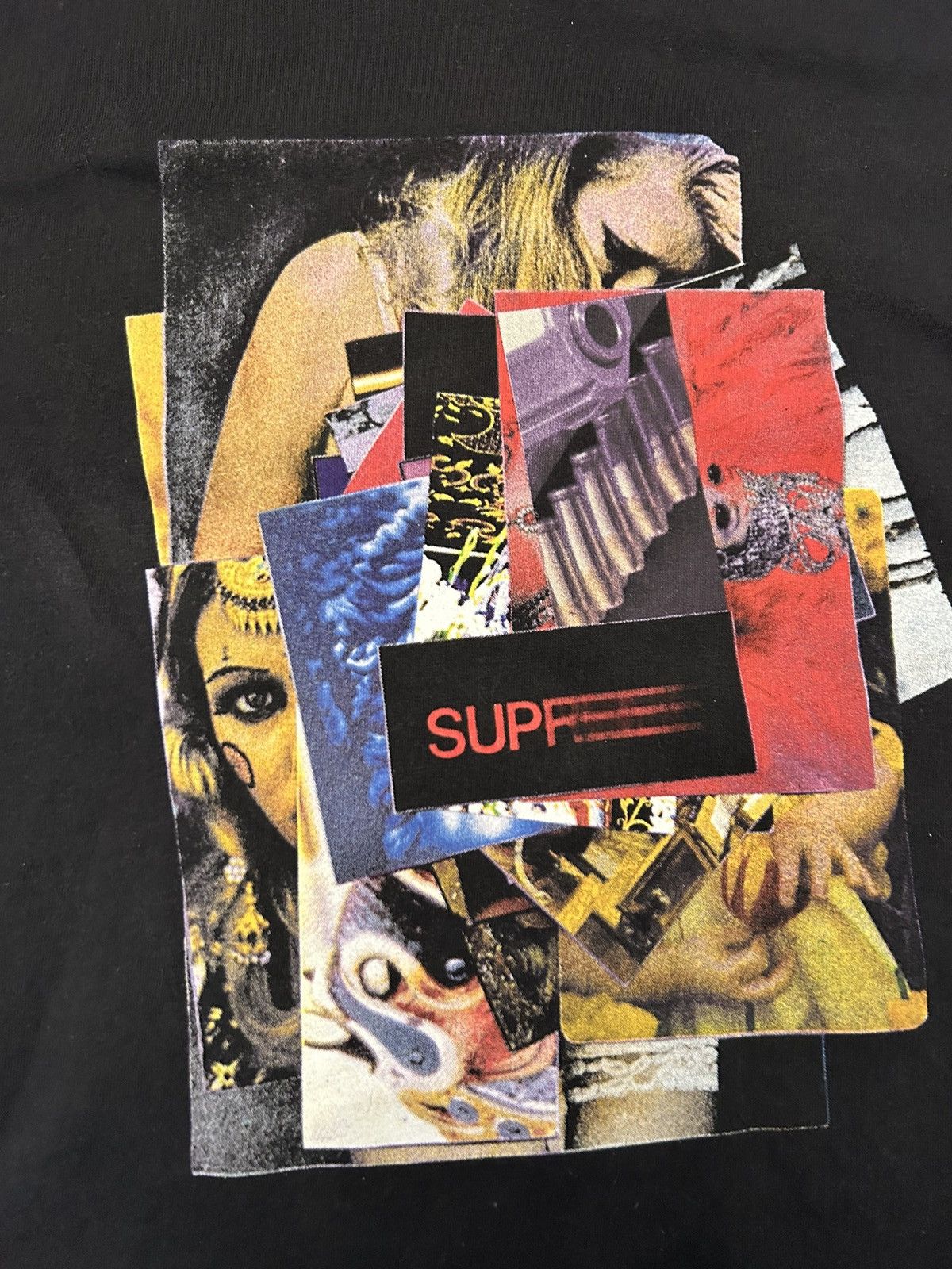 Supreme Collage stack motion logo t fw21 | Grailed