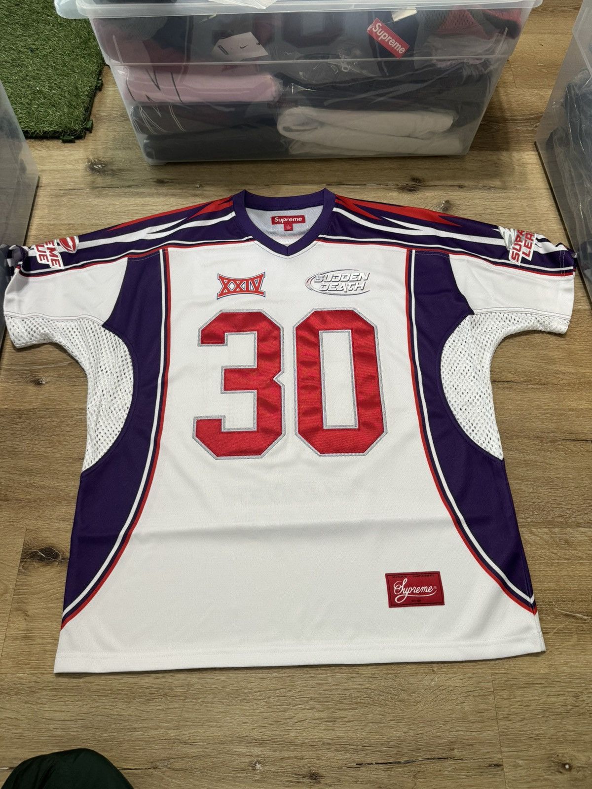 Supreme Supreme Sudden Death Football Jersey | Grailed Supreme Supreme Sudden Death Football Jersey | Grailed