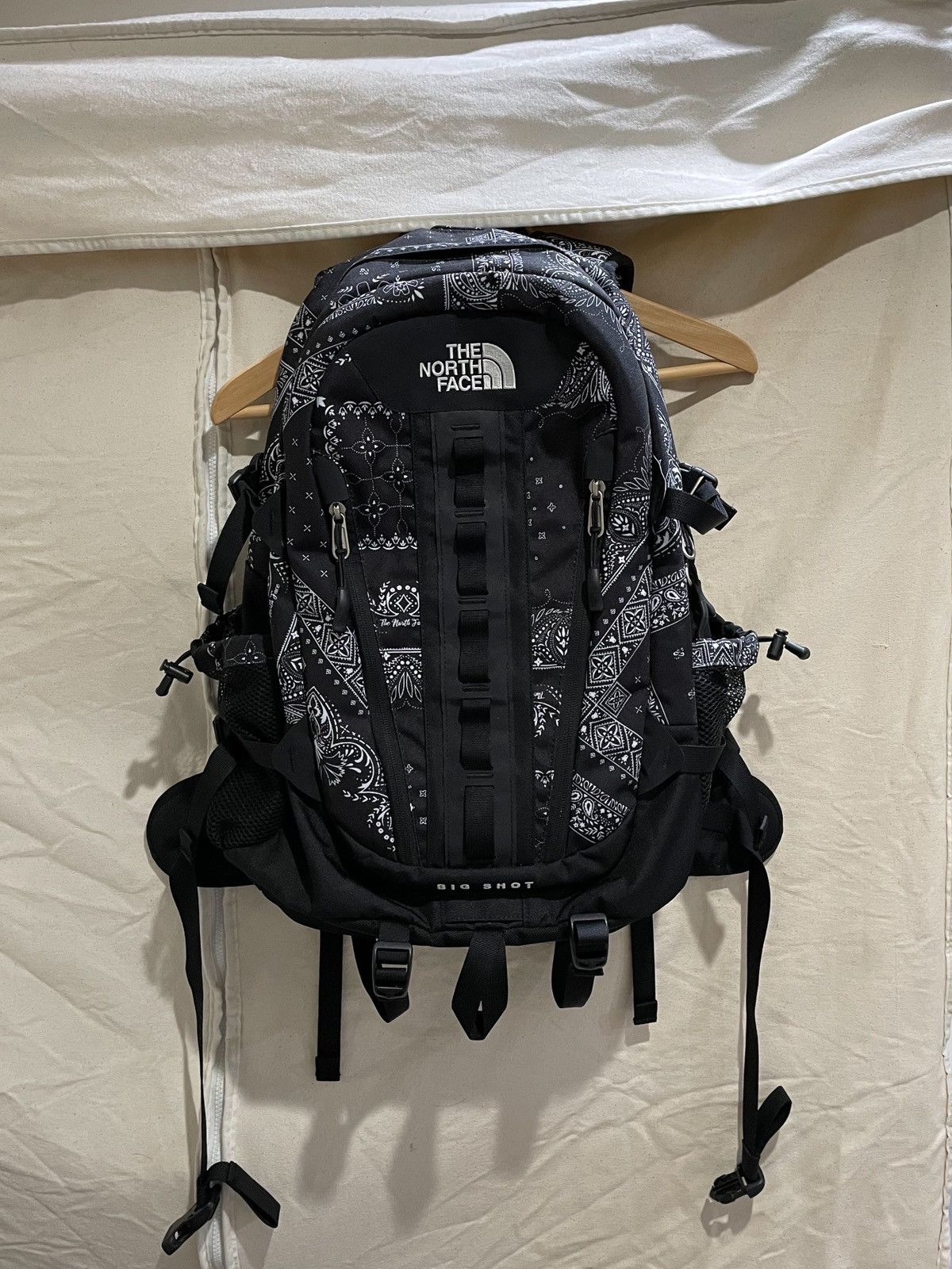 The North Face North Face Big Shot Backpack Black Paisley | Grailed