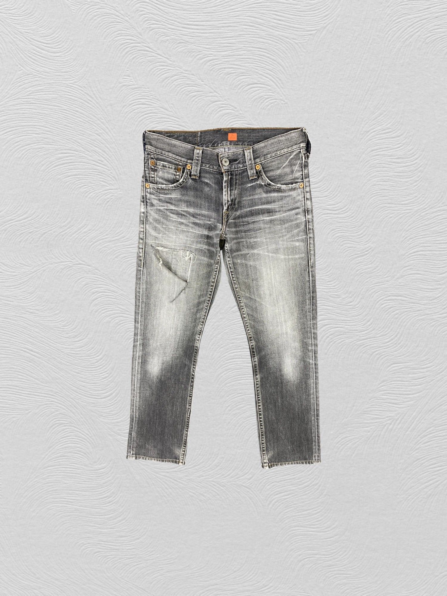 Levi's Distressed Grey Vintage Levi's 502 34x32 Denim -JN2030 | Grailed