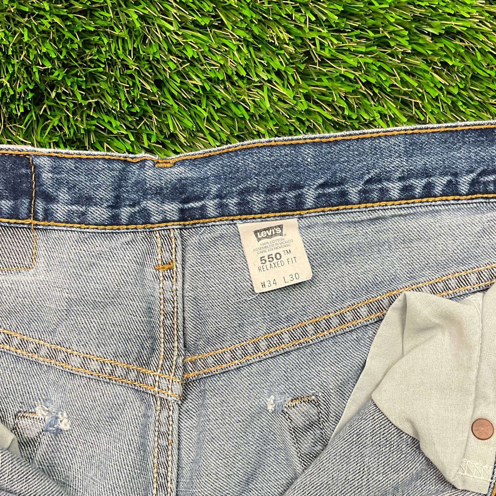 Levi's Vintage Levis 550 Black Batwing Mexico Made Jeans | Grailed