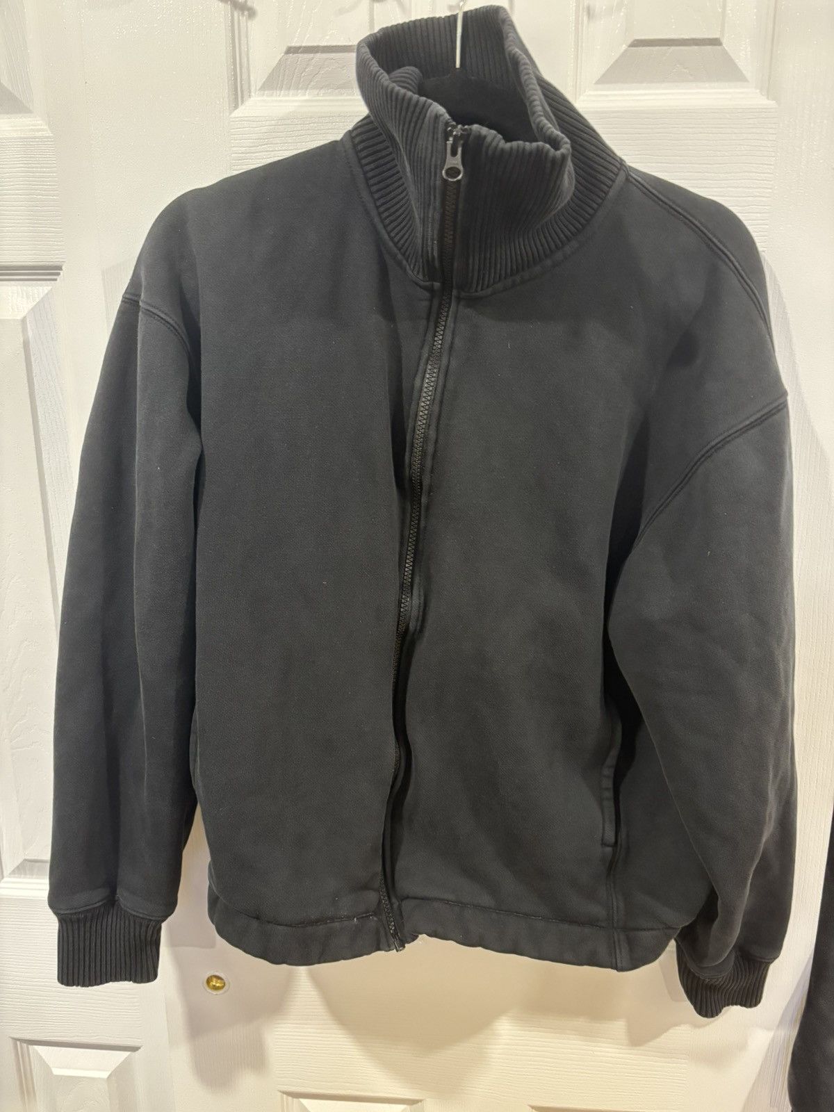 Uniqlo Uniqlo U Pile Lined sweat track jacket | Grailed