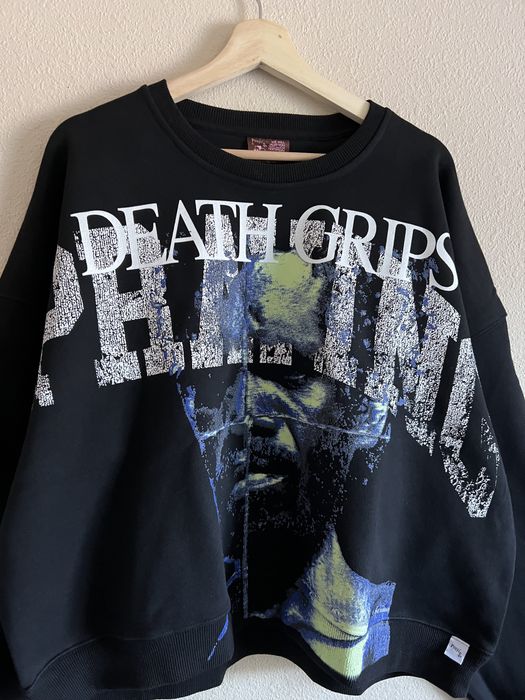 Death Grips Praying Death Grips Noided Wide Crewneck Sweatshirt | Grailed