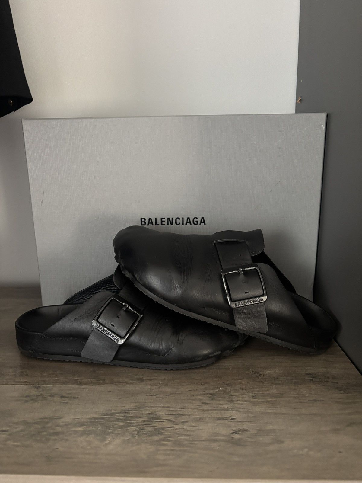 Balenciaga Balenciaga Leather Sunday Mule | Grailed