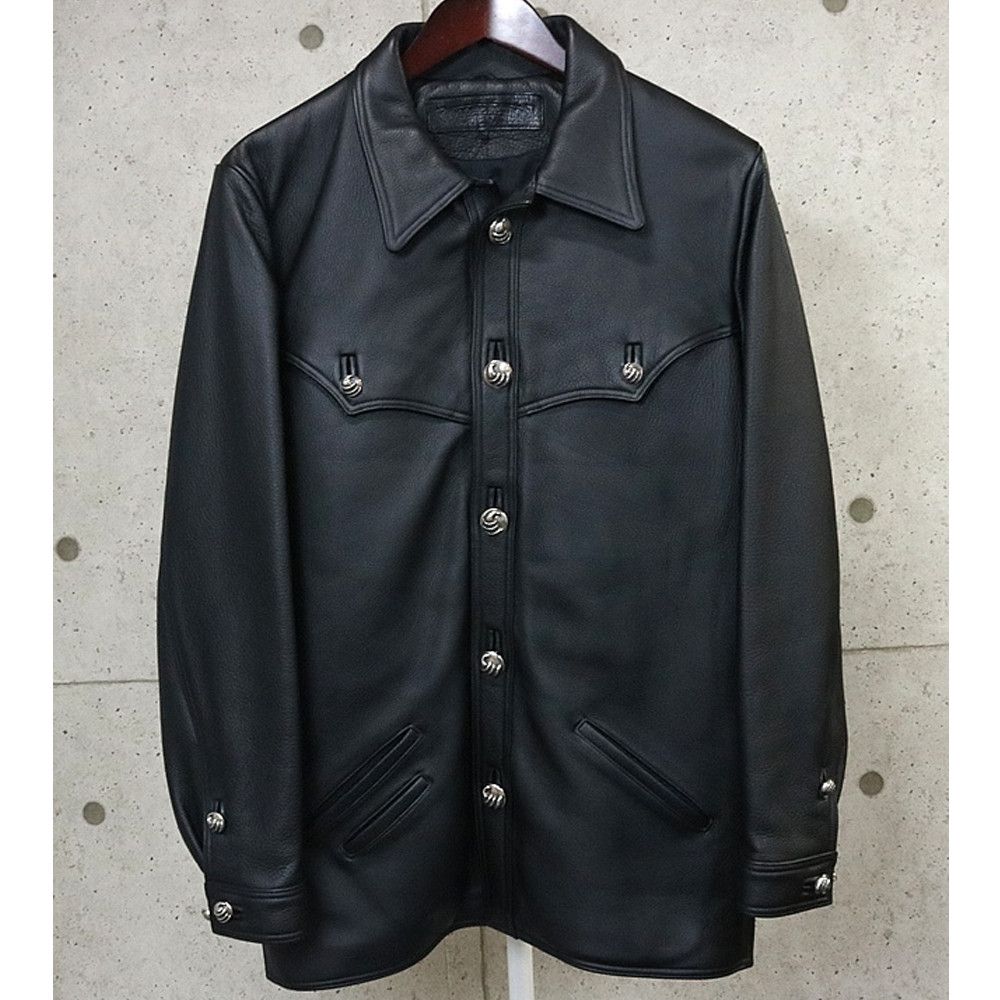 Chrome Hearts Chrome Hearts Hunting Leather Jacket Claw Button | Grailed