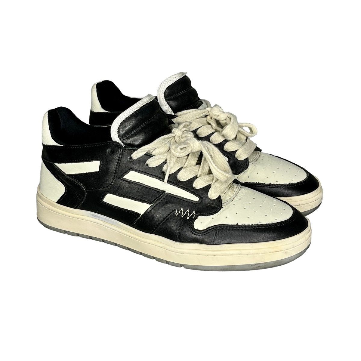 Represent Clo. × Streetwear Represent Raptor Low Black / Cream Sneakers ...