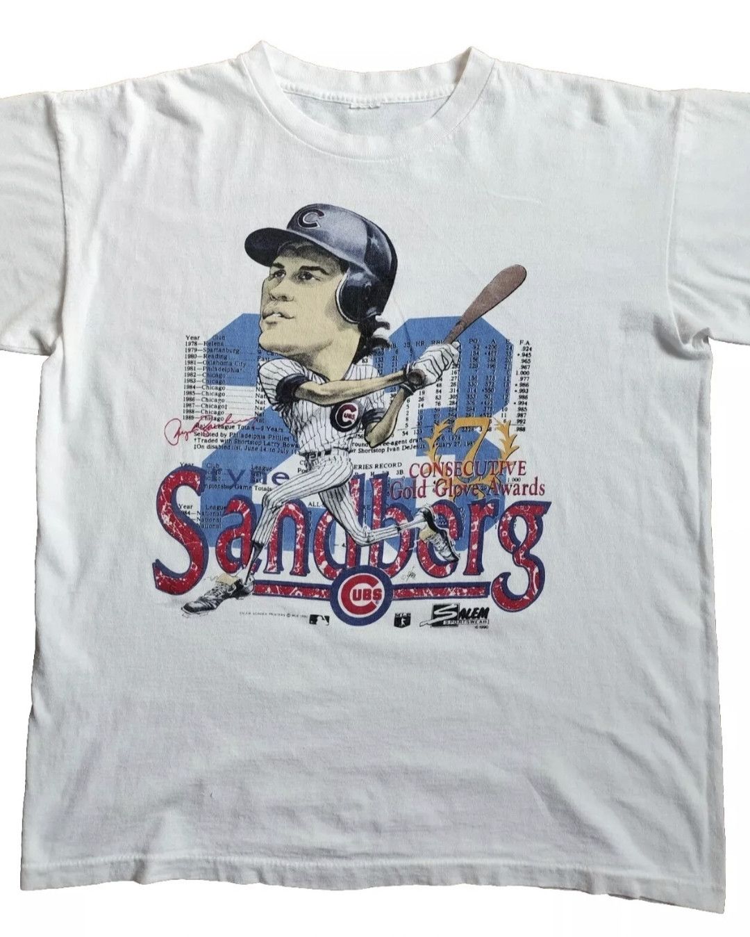 MLB × Salem Sportswear Vintage Ryne Sandberg "Gold Glove Awards ...