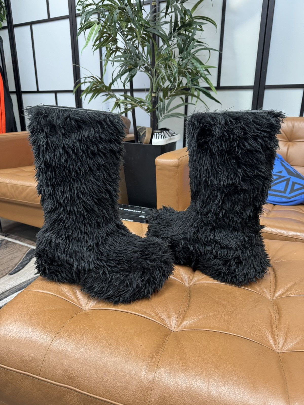 Balenciaga CROC BOOT FURRY MENS | Grailed