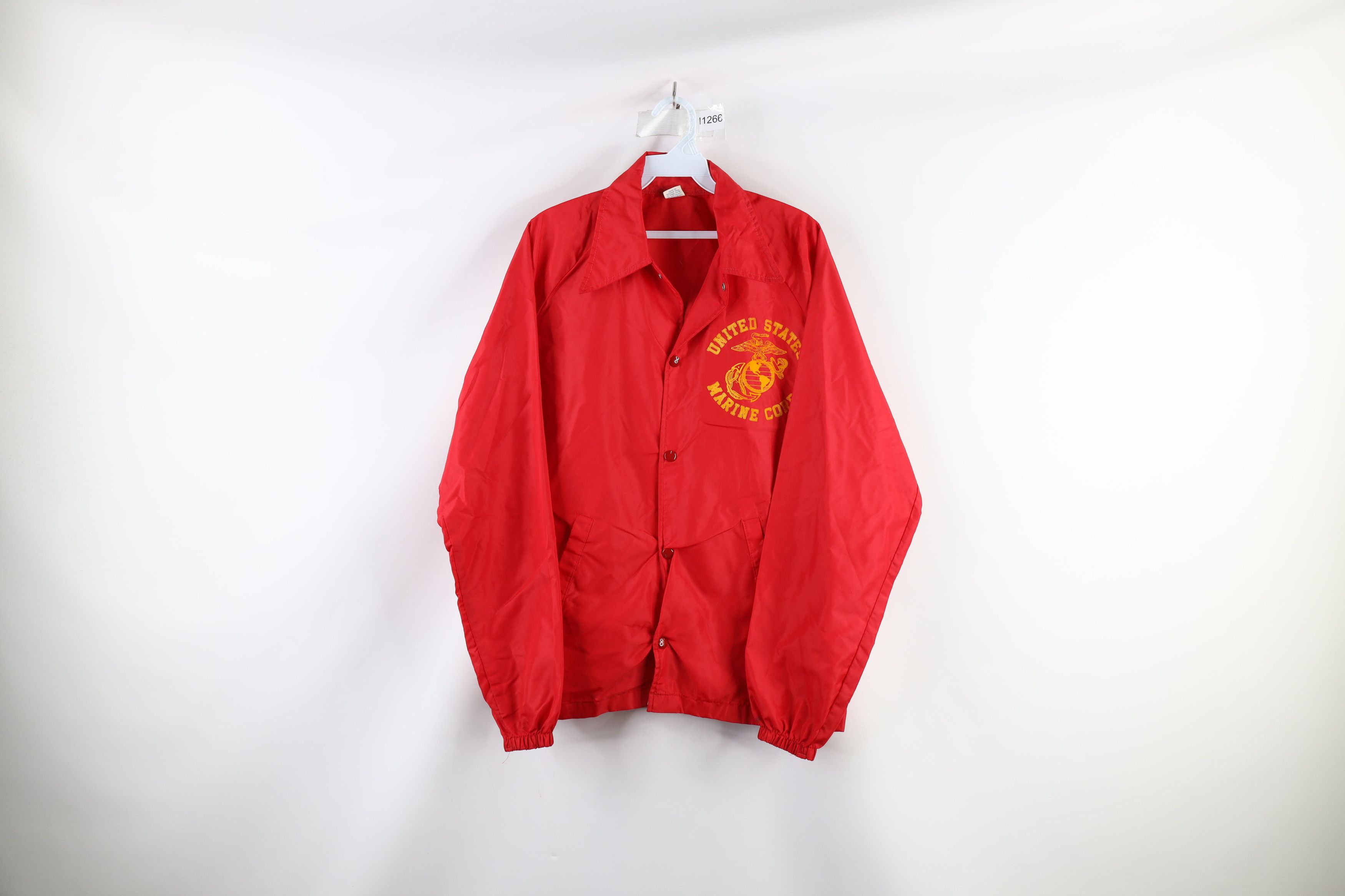 Vintage Vintage 70s Marine Corps Coach Coaches Jacket Red USA | Grailed