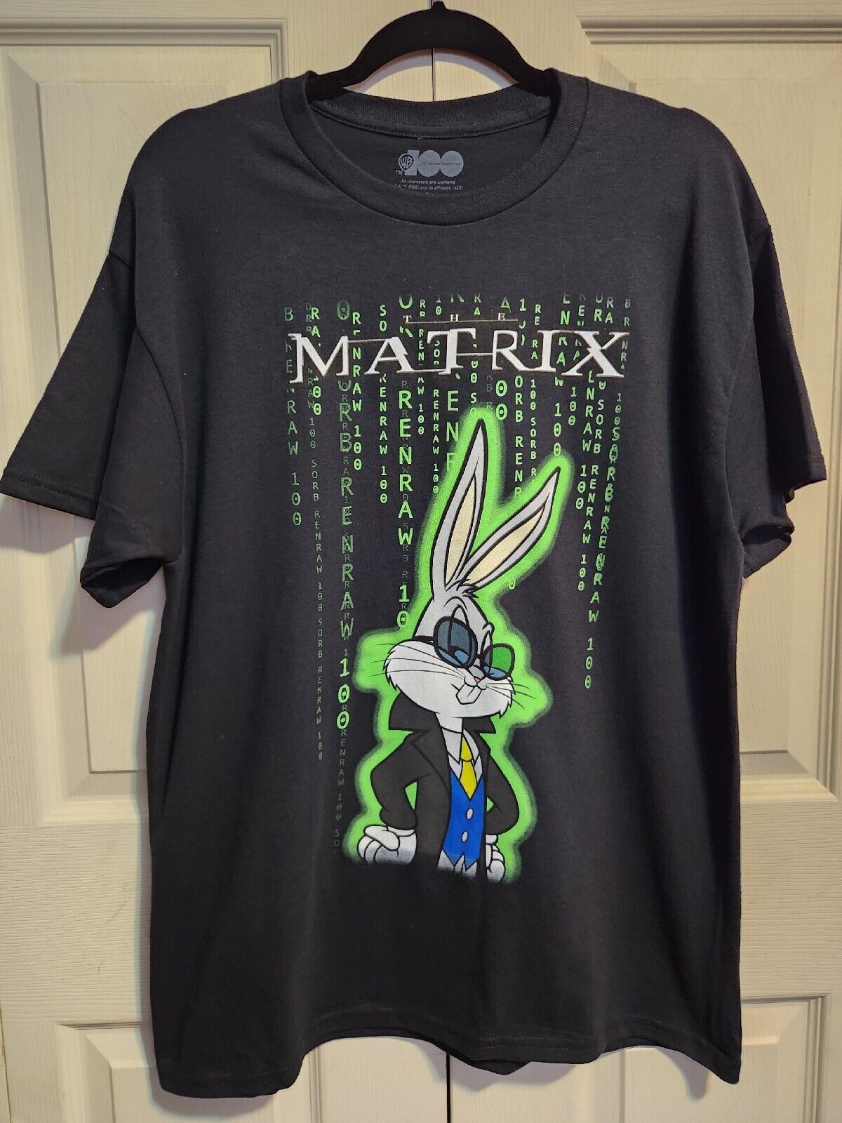 Gildan The matrix bugs bunny WB anniversary t shirt | Grailed