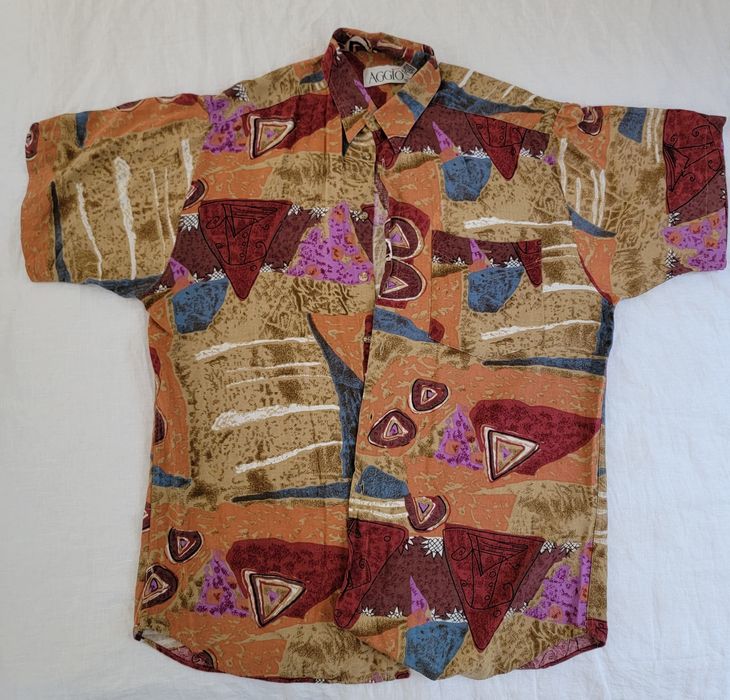 Aggio Vintage 1980's Men's Aggio Button Down | Grailed
