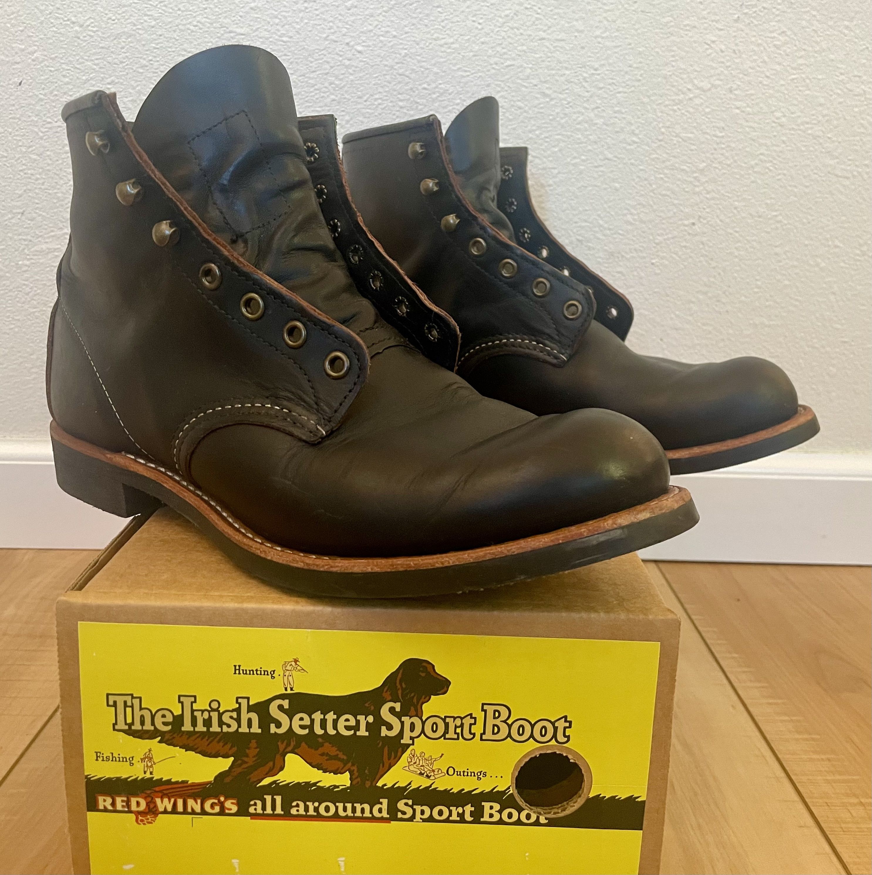 Red Wing Red Wing Heritage 3345 Blacksmith in Black Prairie Leather ...