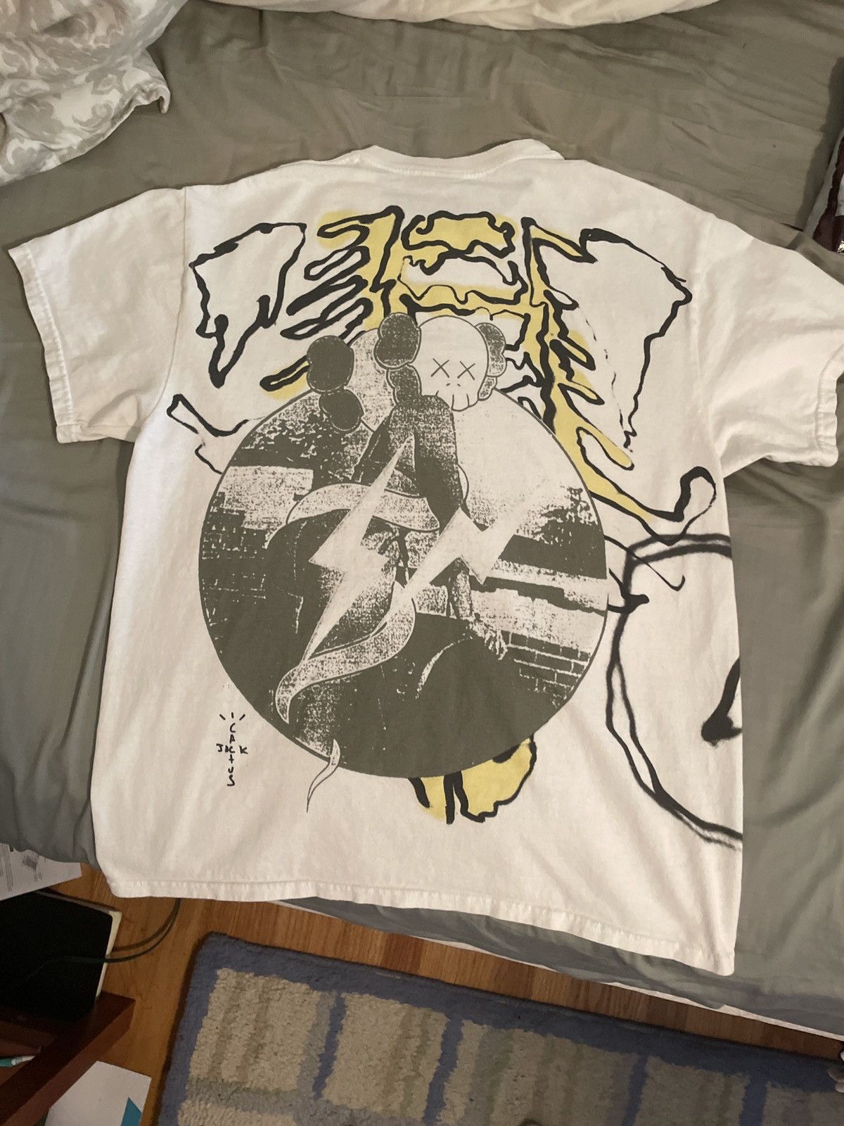 Kaws × Travis Scott Travis Scott Cactus Jack Kaws For Fragment Tee ...