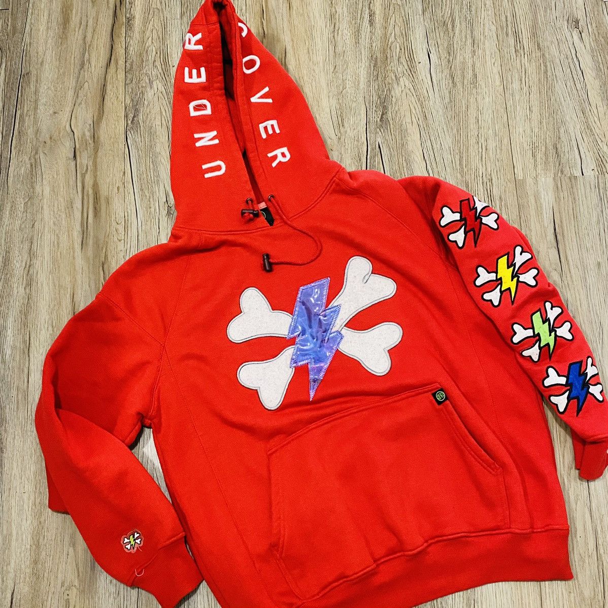 Undercover Undercover Chaotic Discord SS01 Thunderbolt & Bones Hoodie ...