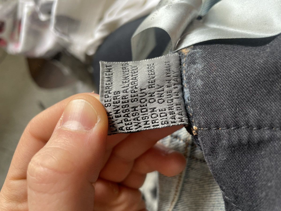 Dior Dior Homme SS15 Script Handwritten Denim Jeans | Grailed