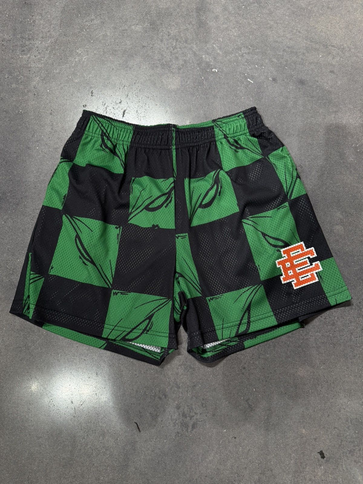 Eric Emanuel Eric Emanuel x Matty Boy EE Shorts 99 Eyes Slime/Orange ...