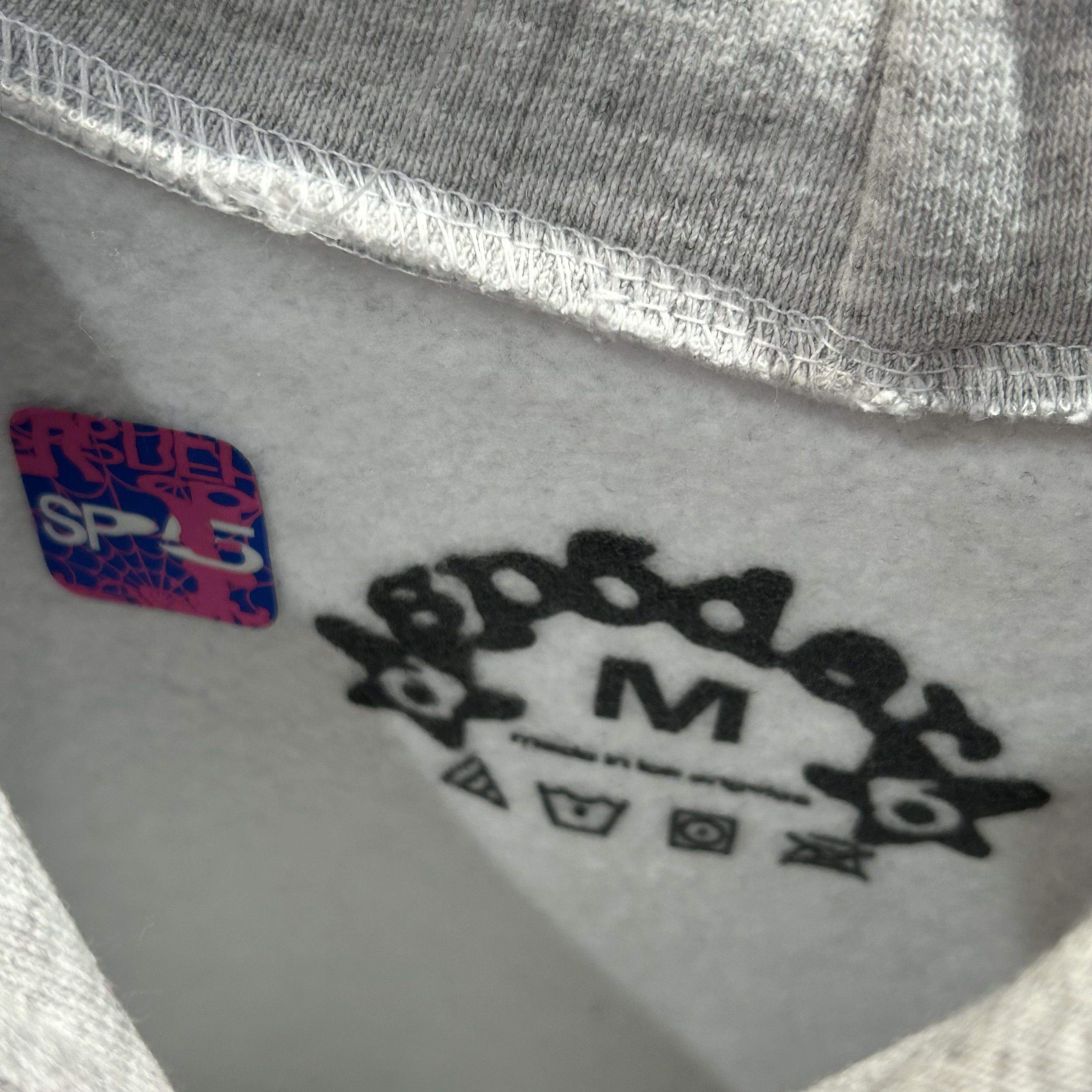 Spider Sp5der OG Web Hoodie Heather Grey | Grailed
