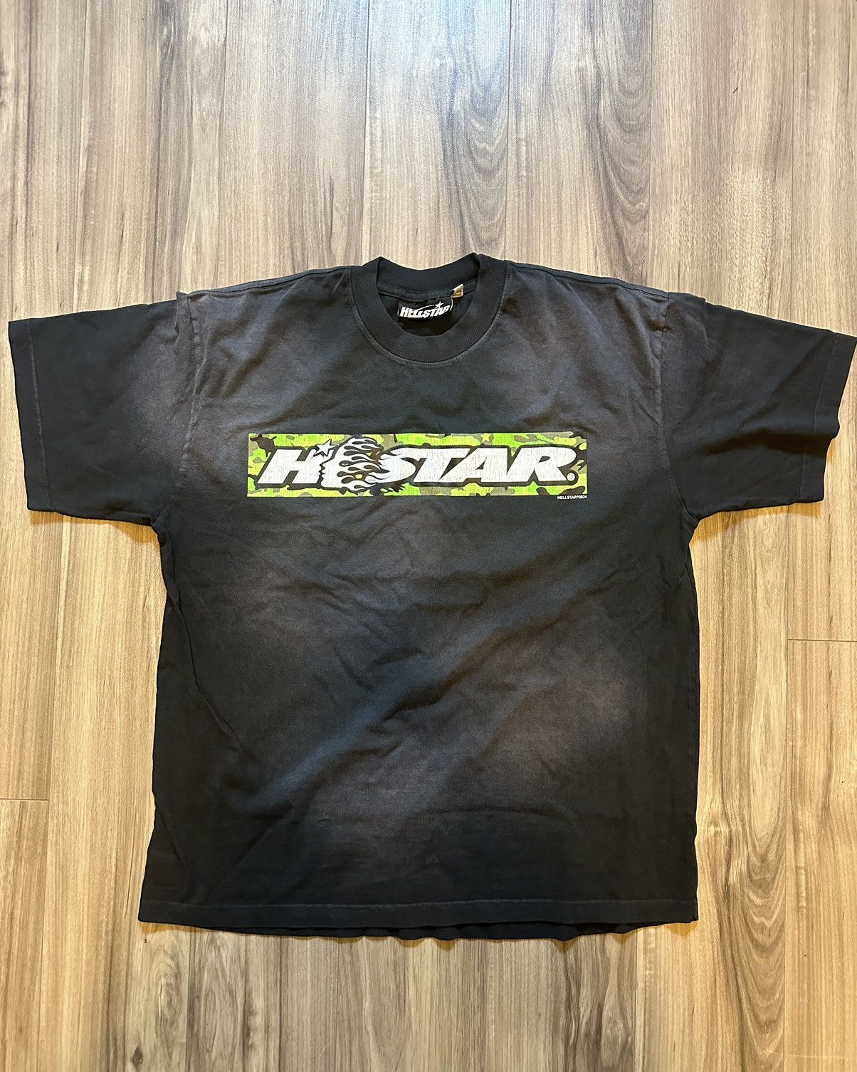 HELLSTAR HELLSTAR Box Logo T Green Size M | Grailed