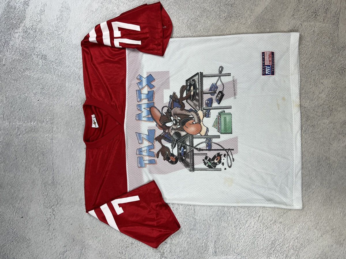 Vintage Vintage 1998 Looney Tunes WB TAZ MIX RUGBY Jersey | Grailed