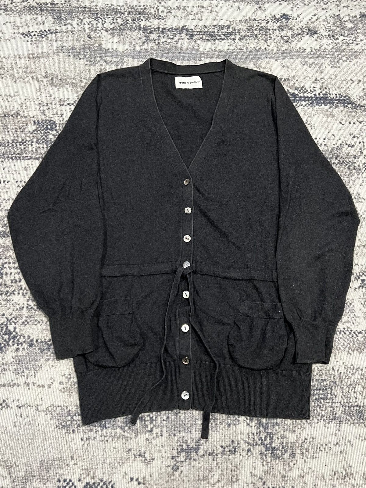 Vintage Tsumori Chisato Dark Grey Cardigan | Grailed