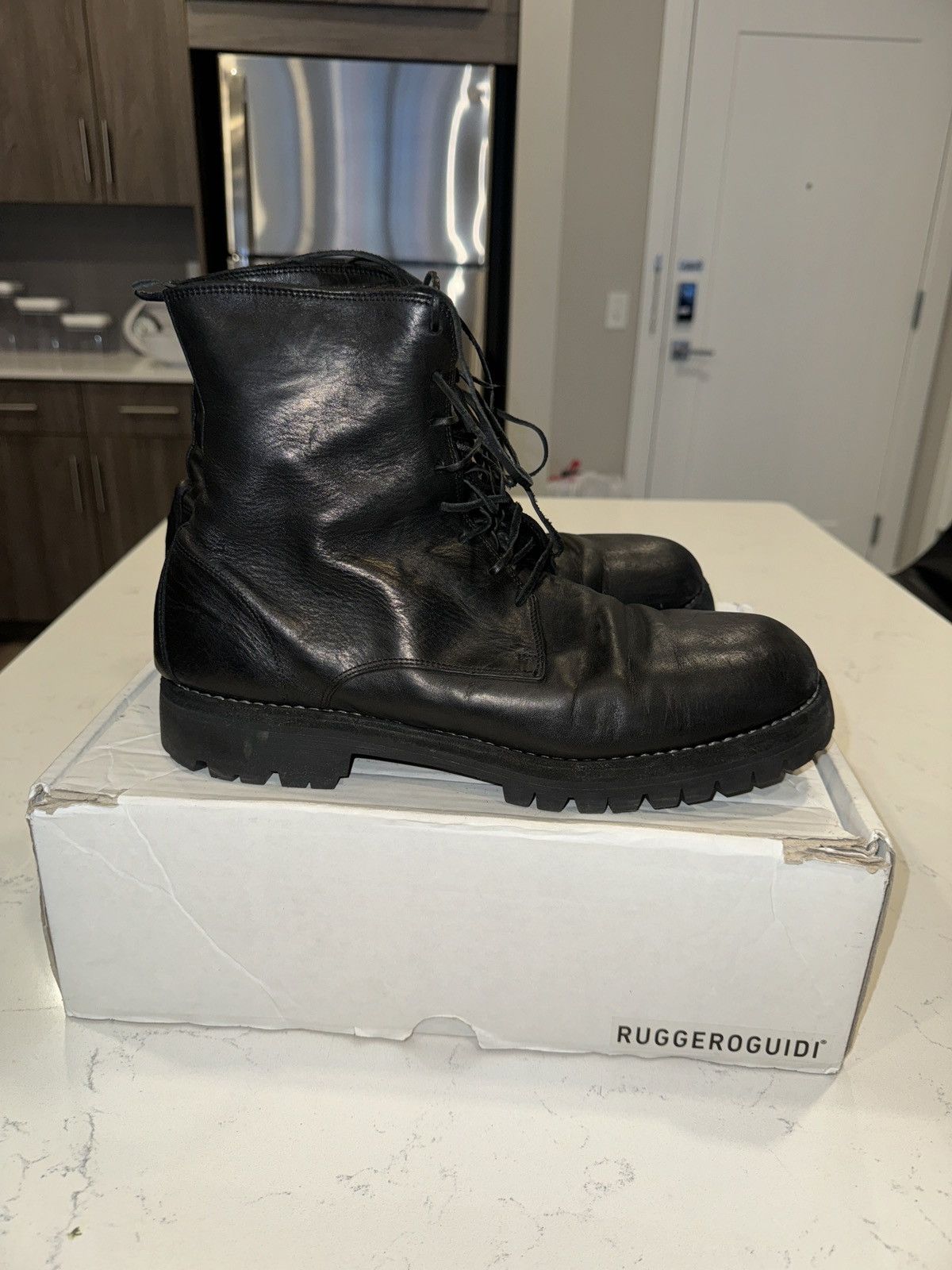 Guidi Guidi 795V Black Combat Boot | Grailed