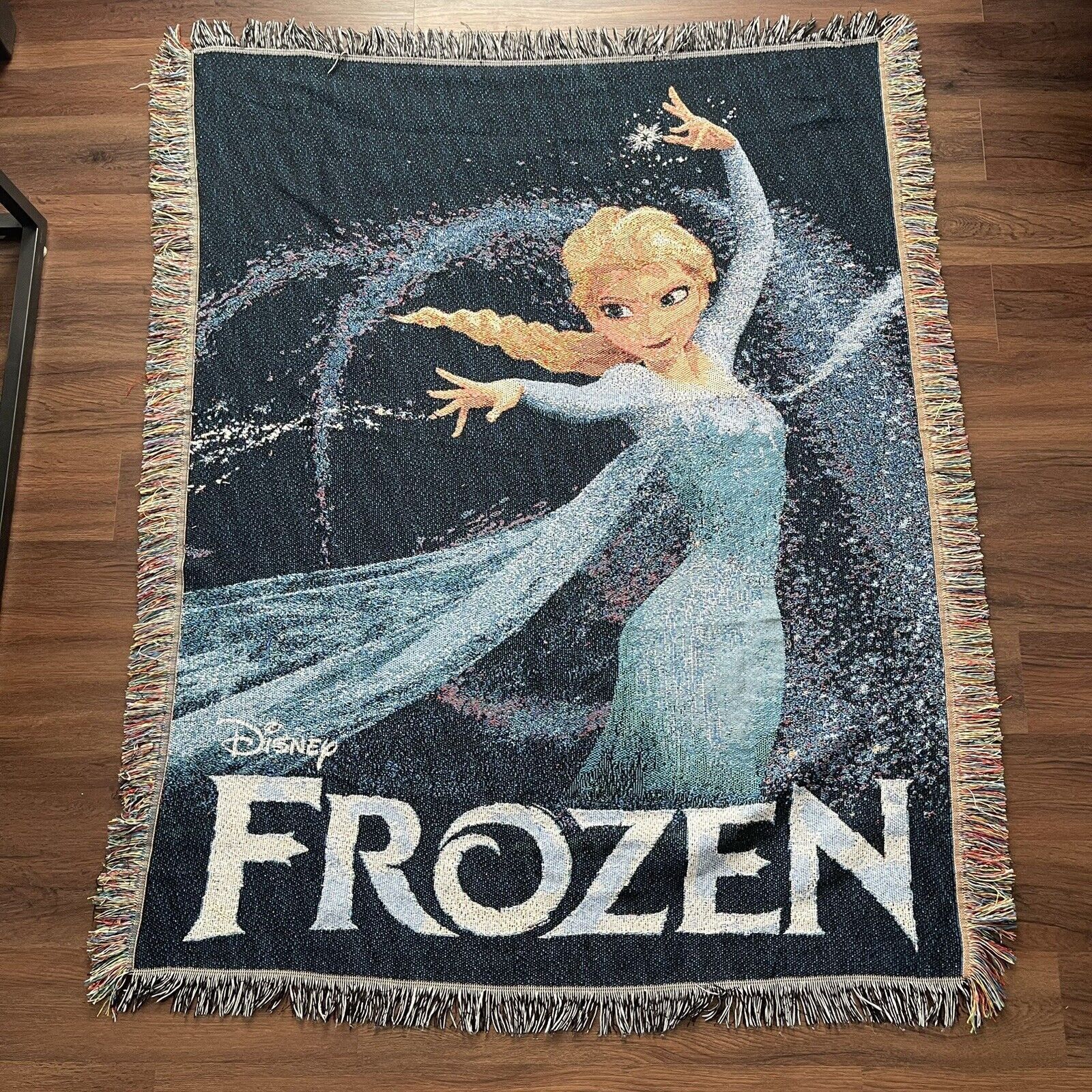 Disney Disney Frozen Tapestry Throw Blanket Elsa Anna Kristoff Olaf ...