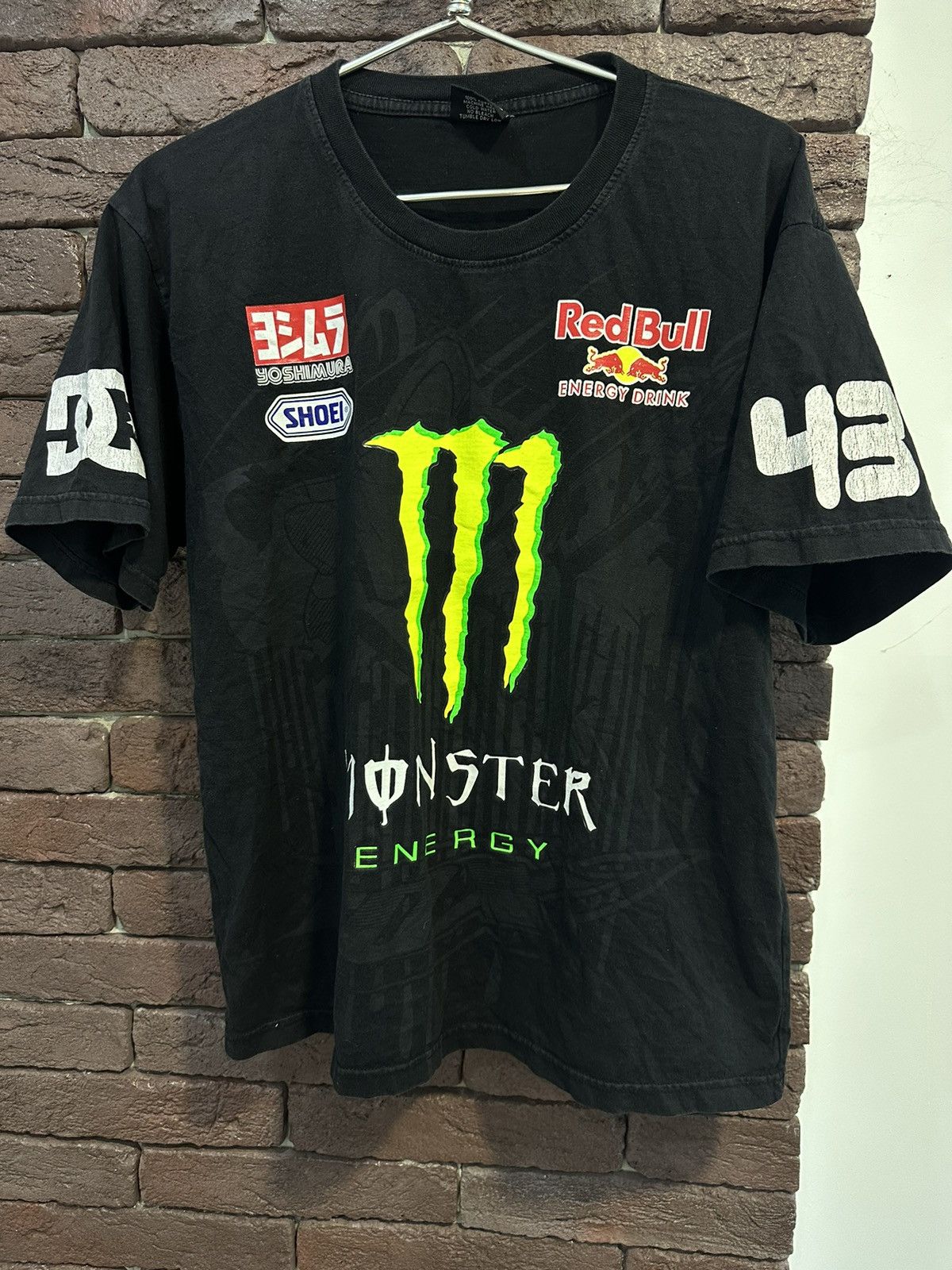 Vintage Vintage Monster DC t shirt Block 43 Red Bull racing y2k | Grailed