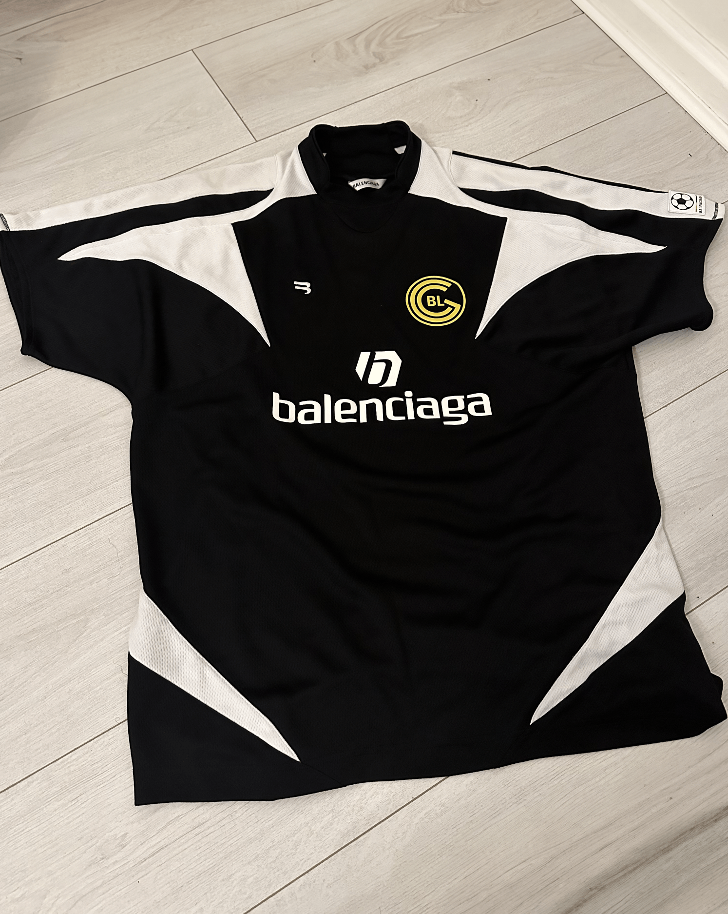 Balenciaga Balenciaga Football Soccer Jersey Shirt Runway | Grailed