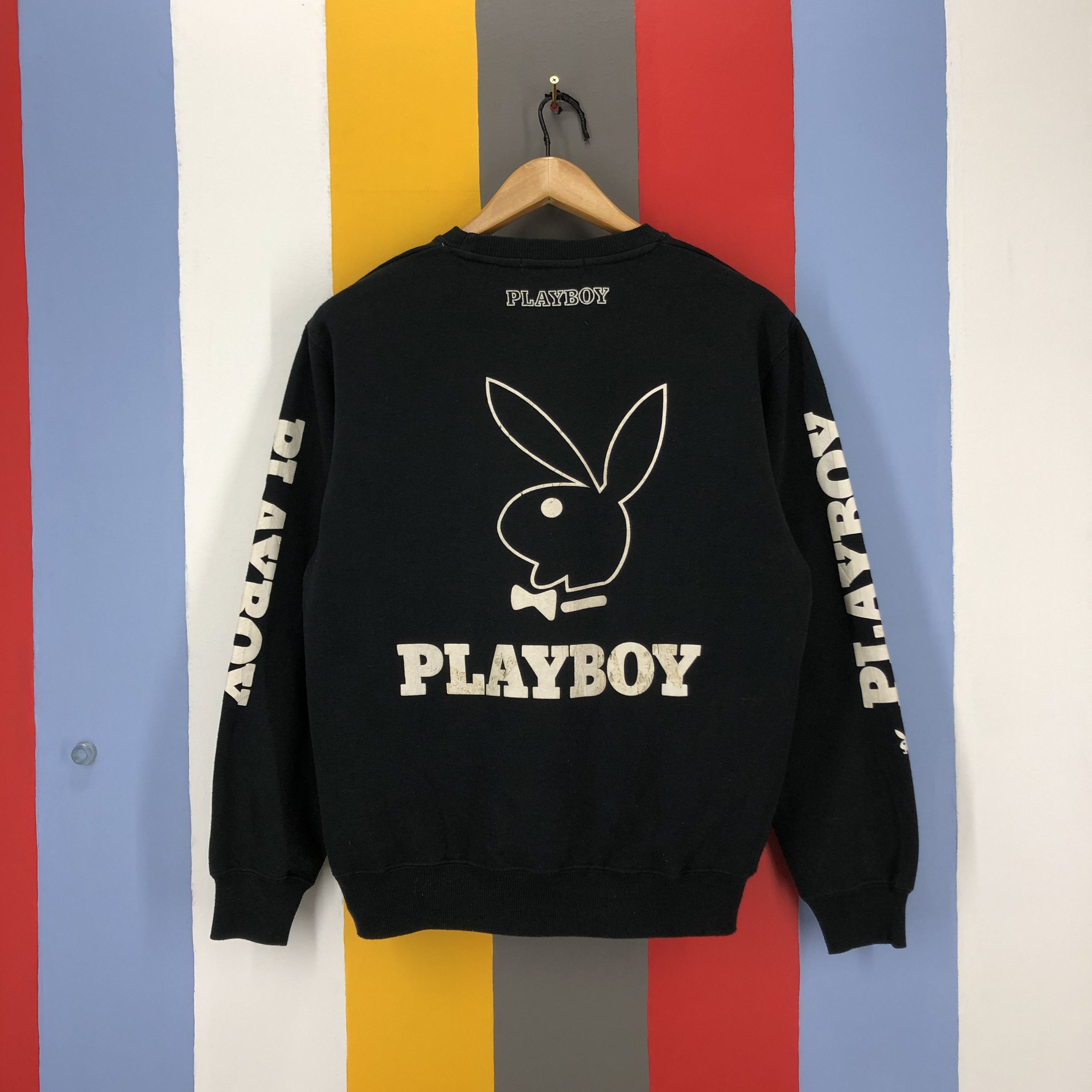Japanese Brand × Playboy PLAYBOY Crew Neck Sweatshirt #1059/AK | Grailed