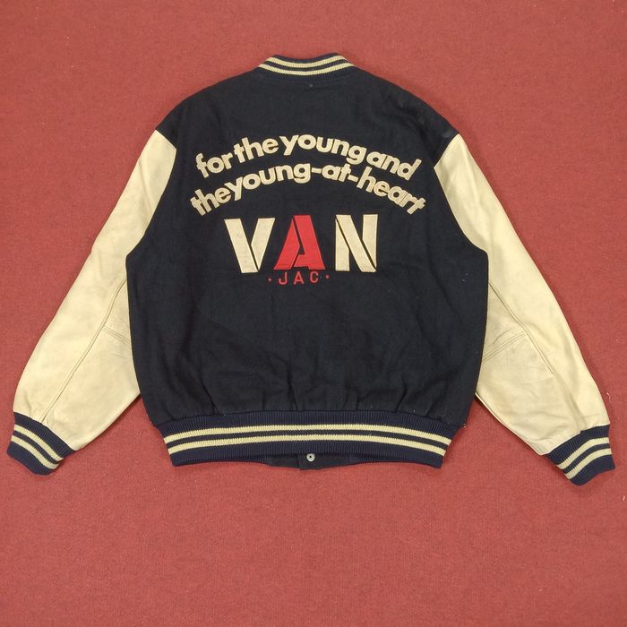 Vintage Van Jac Back Design Varsity Jacket | Grailed