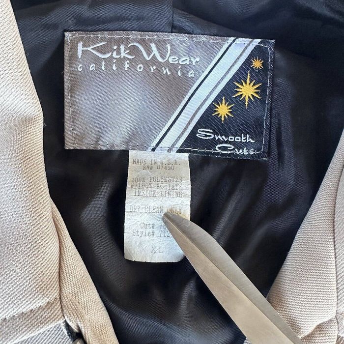 Vintage Vintage KikWear Beige Tan Zip Up Work Jacket XL Skate | Grailed