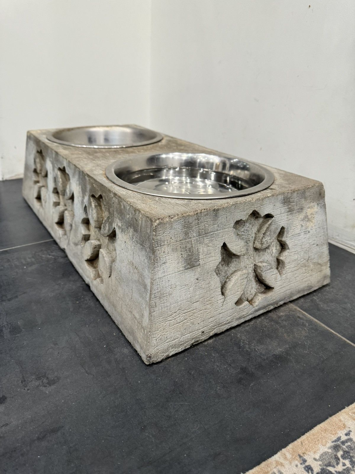 Chrome Hearts Chrome Hearts Dog Bowl | Grailed
