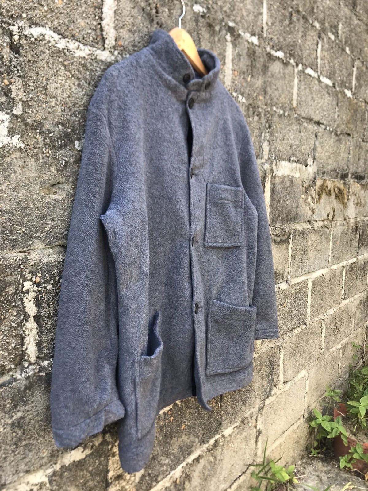 Vintage Nick Ashley Fleece Work Jacket Double Pocket | Grailed