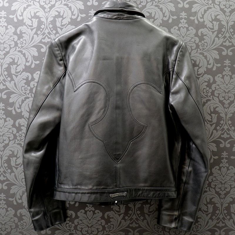 Chrome Hearts Chrome Hearts Old Model Leather Riders Jacket | Grailed