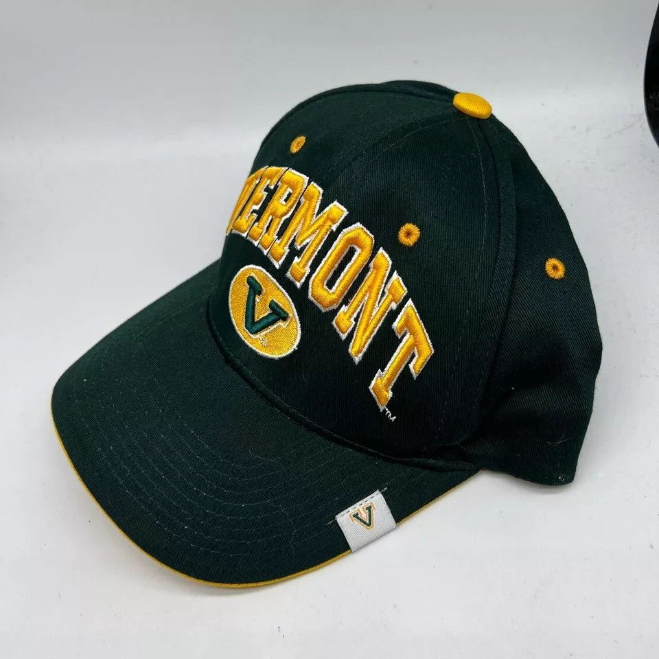 Zephyr Vintage Vermont Hat Strapback Cap Green Yellow Men | Grailed