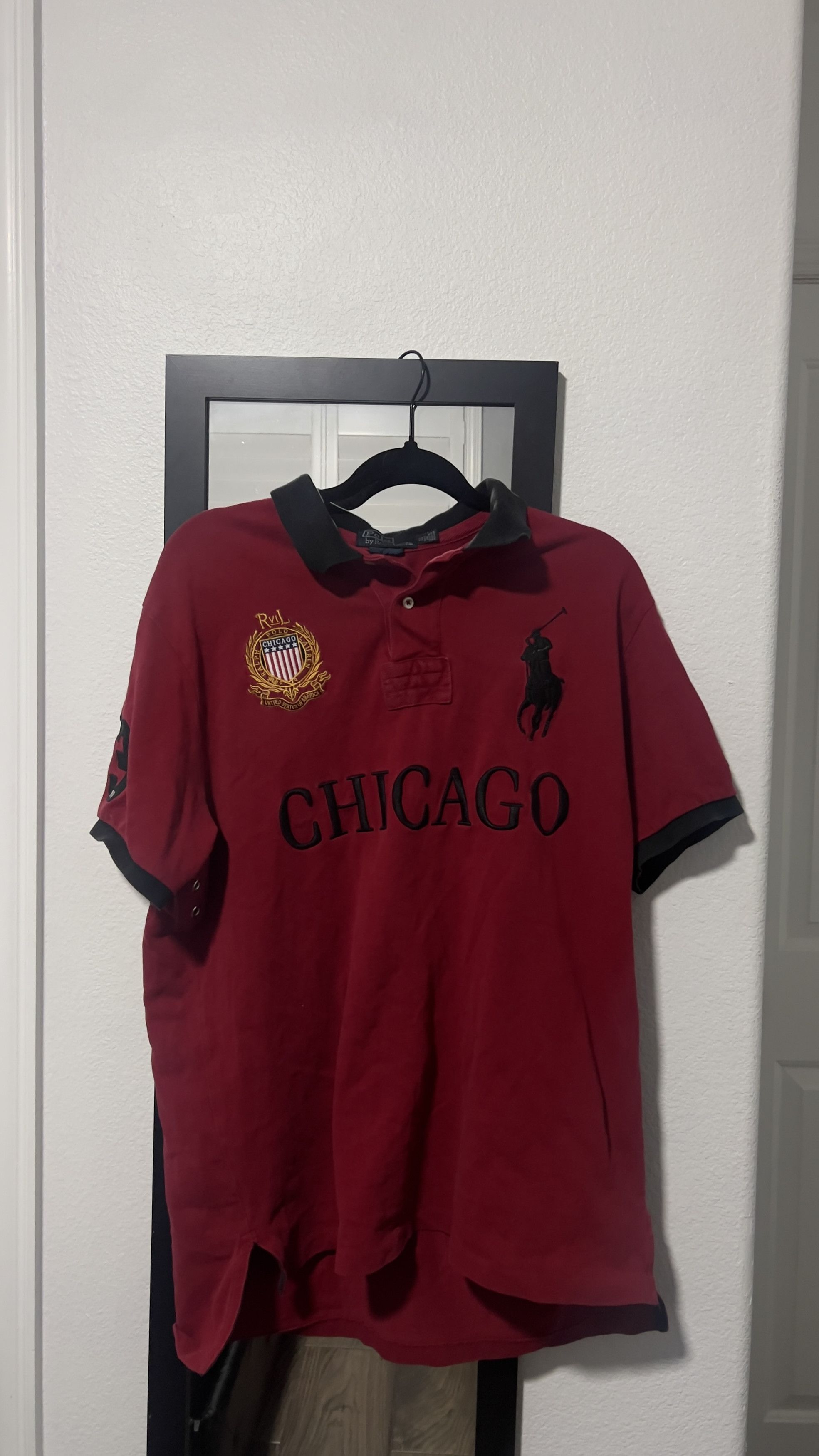 Polo Ralph Lauren Red Chicago Polo Vintage shirt | Grailed