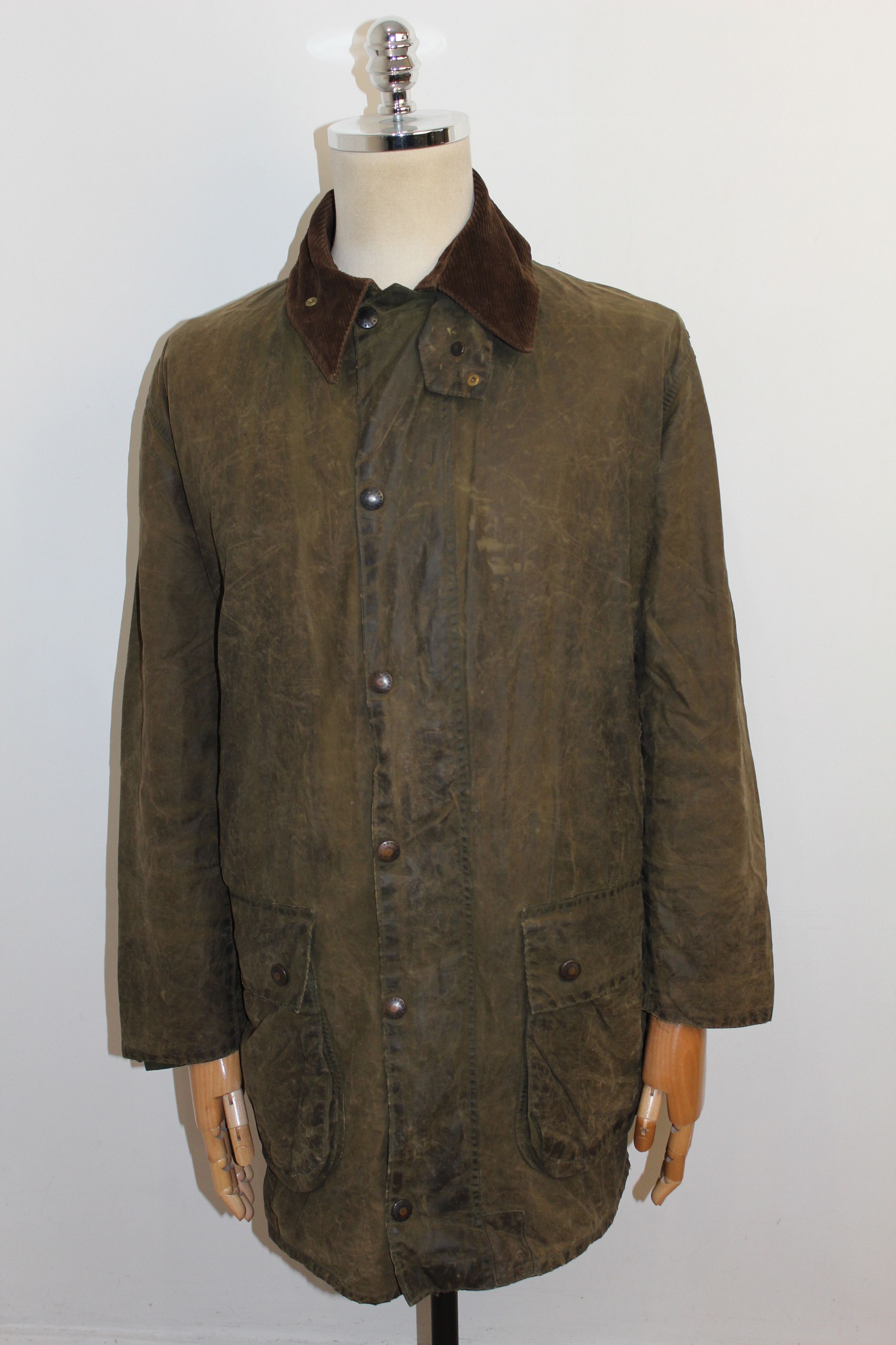 Barbour Men's BARBOUR Border Waxed Coat Jacket Size 2XL 107 cm/42 | Grailed