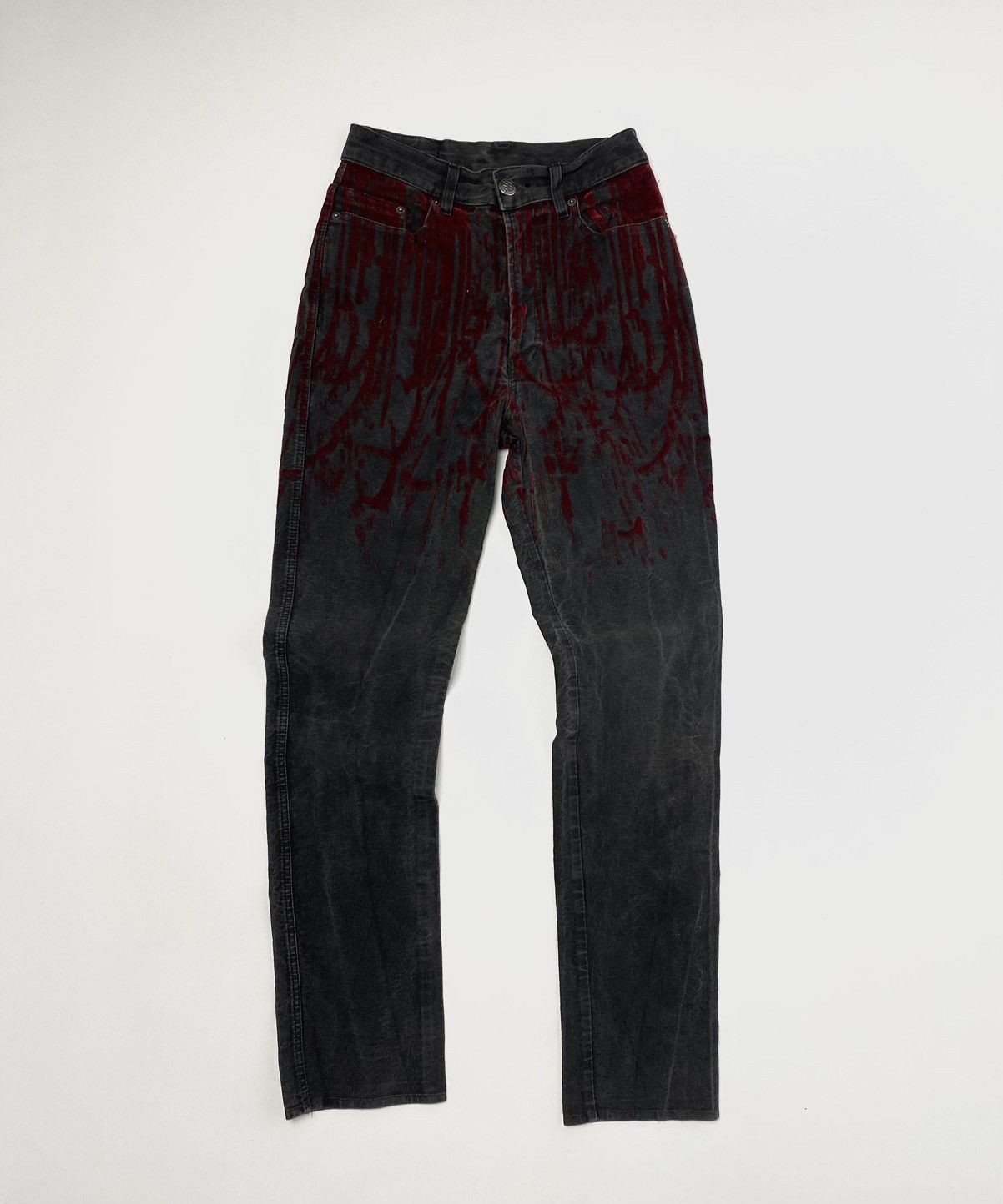 Vintage Jean Paul Gaultier Vampire Blood jeans | Grailed