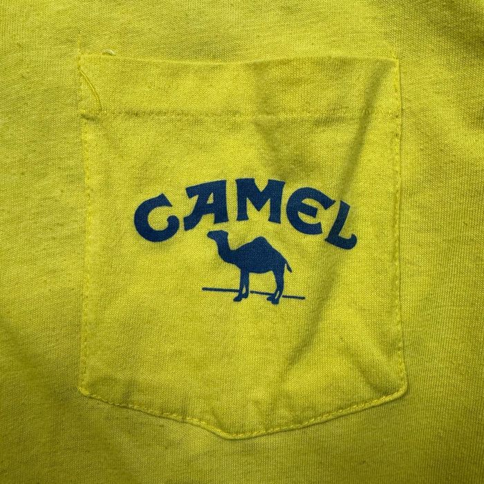 Marlboro Camel Cigarettes 90s Vintage Smooth Yellow Graphic T-Shirt ...